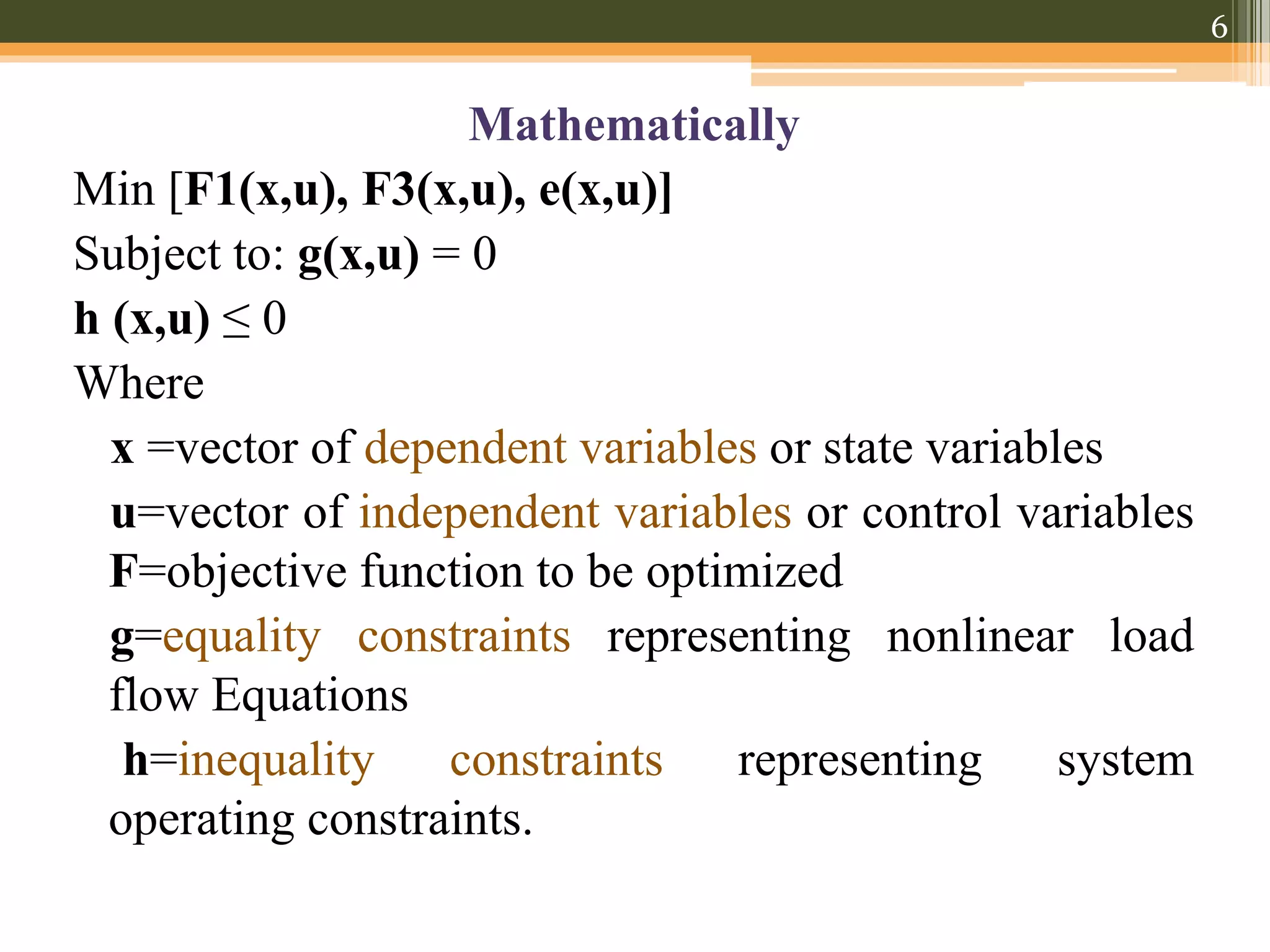 Multiobjective Load Flow Problem By Whale Optimization Ppt