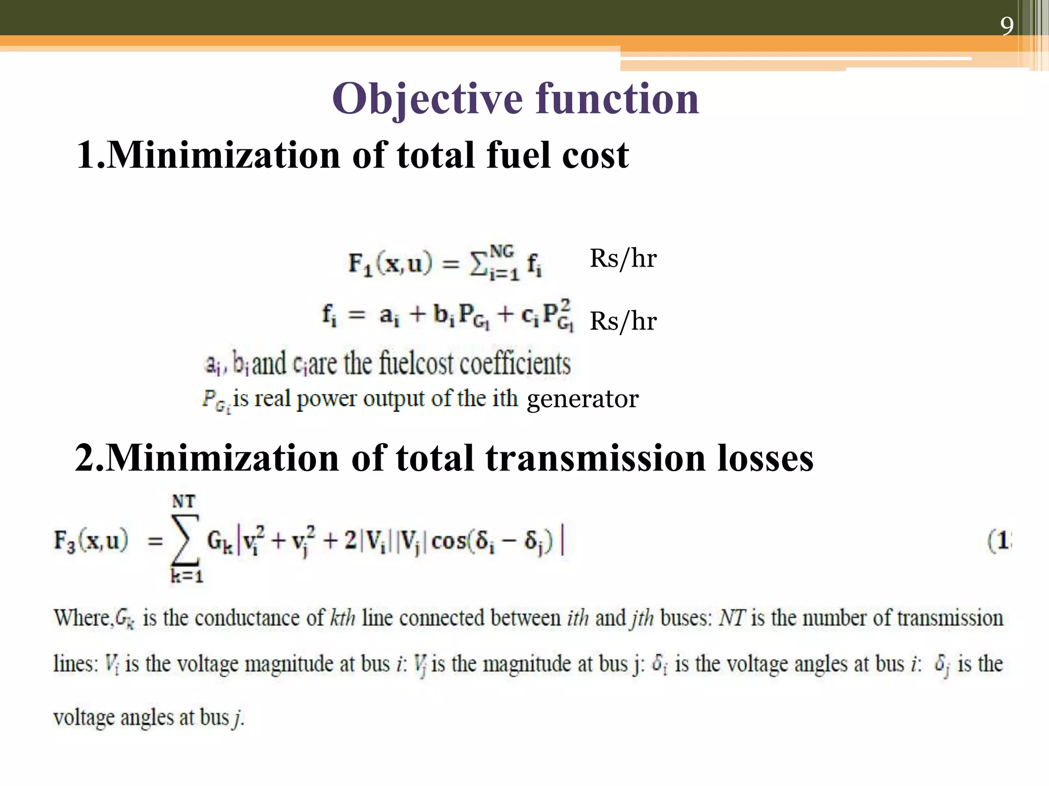Multiobjective Load Flow Problem By Whale Optimization Ppt