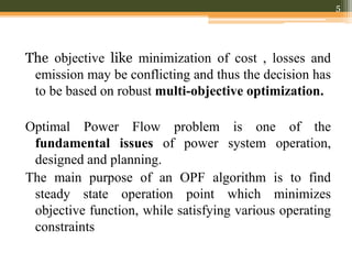 Multiobjective load flow problem by whale optimization | PPT