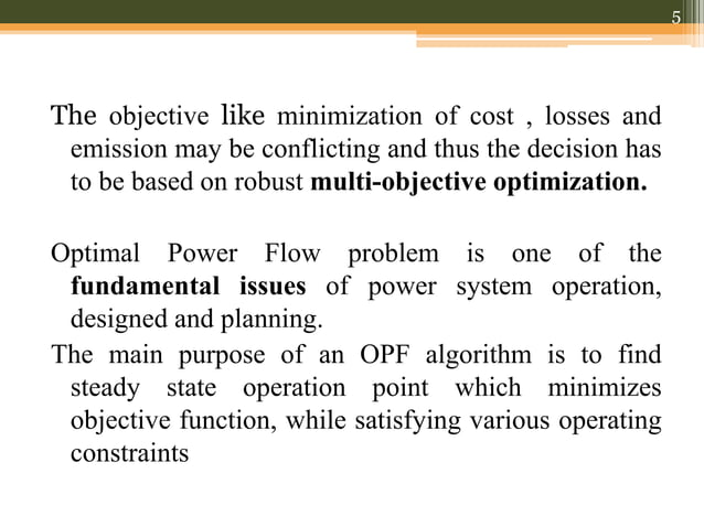 Multiobjective load flow problem by whale optimization | PPT