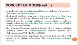 Multi Objective Optimization and Pareto Multi Objective Optimization with case study | PDF