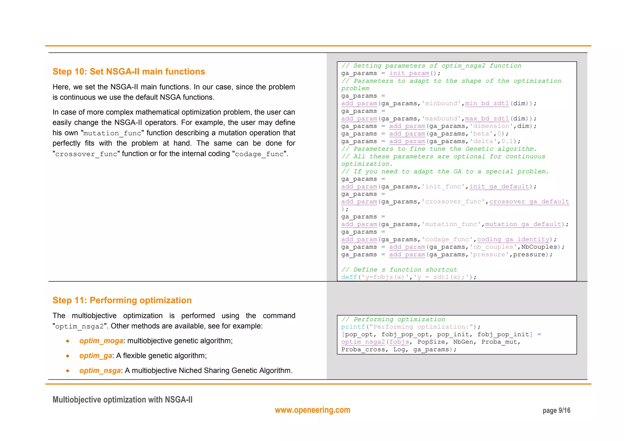 Multiobjective Optimization And Genetic Algorithms In Scilab Pdf