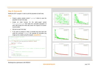 Multiobjective optimization and Genetic algorithms in Scilab | PDF