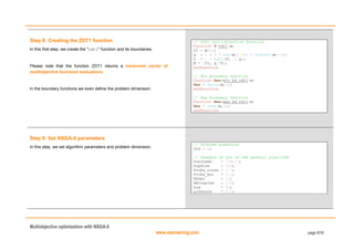 Multiobjective optimization and Genetic algorithms in Scilab | PDF
