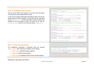 Multiobjective optimization and Genetic algorithms in Scilab | PDF