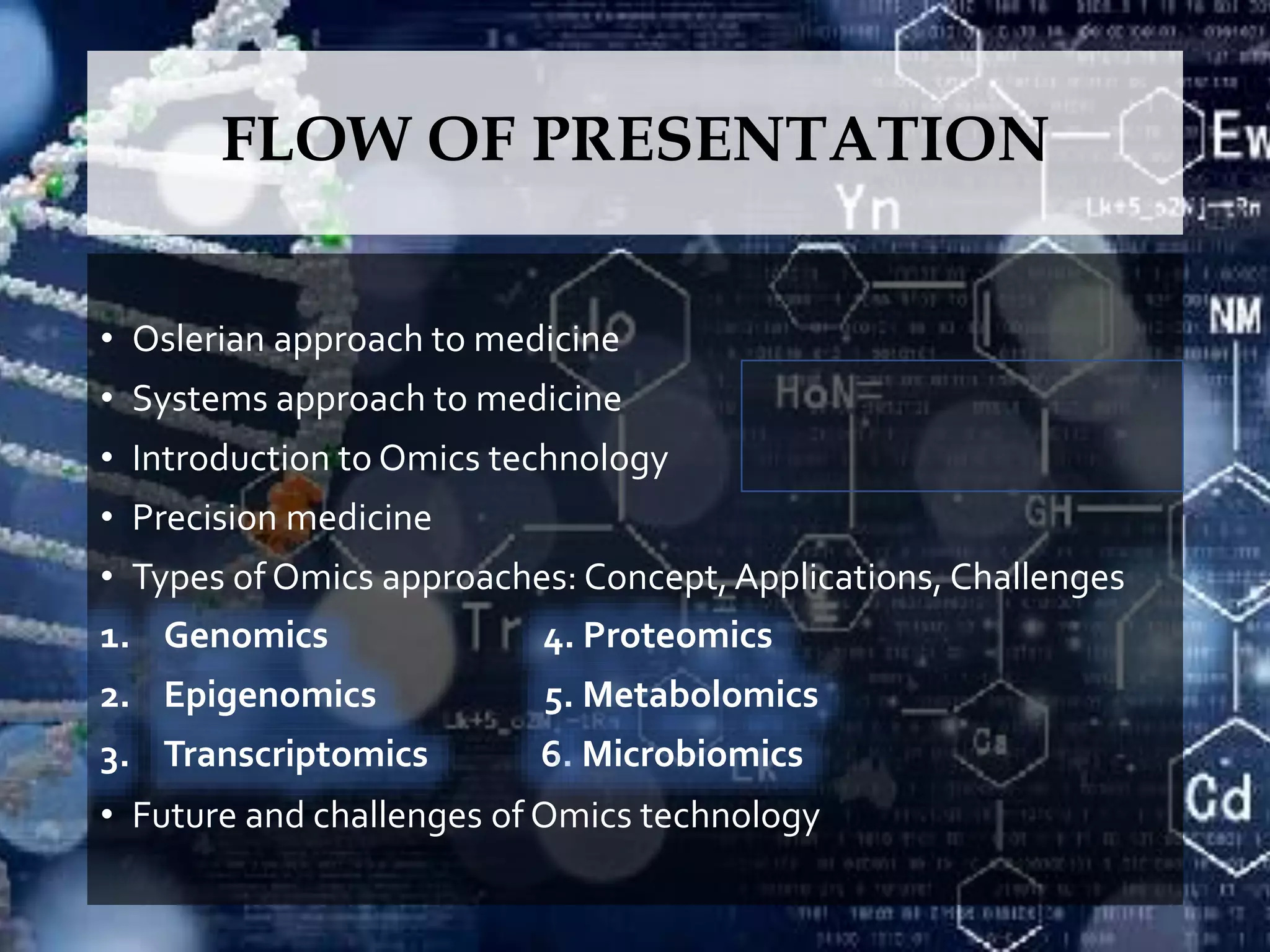 Multi Omics Approach in Medicine | PPTX