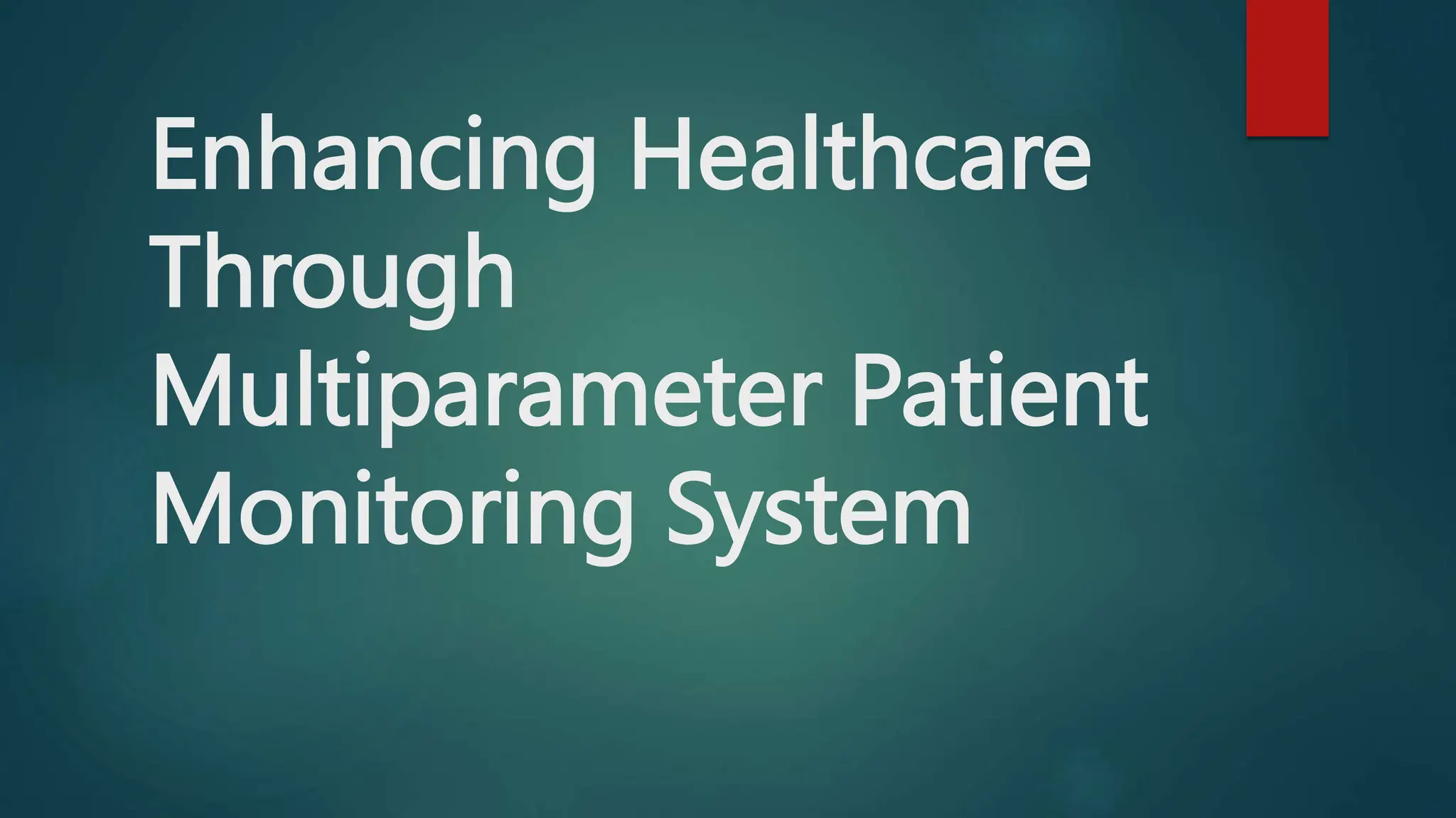 Multiparameter Patient Monitoring Systems.pptx