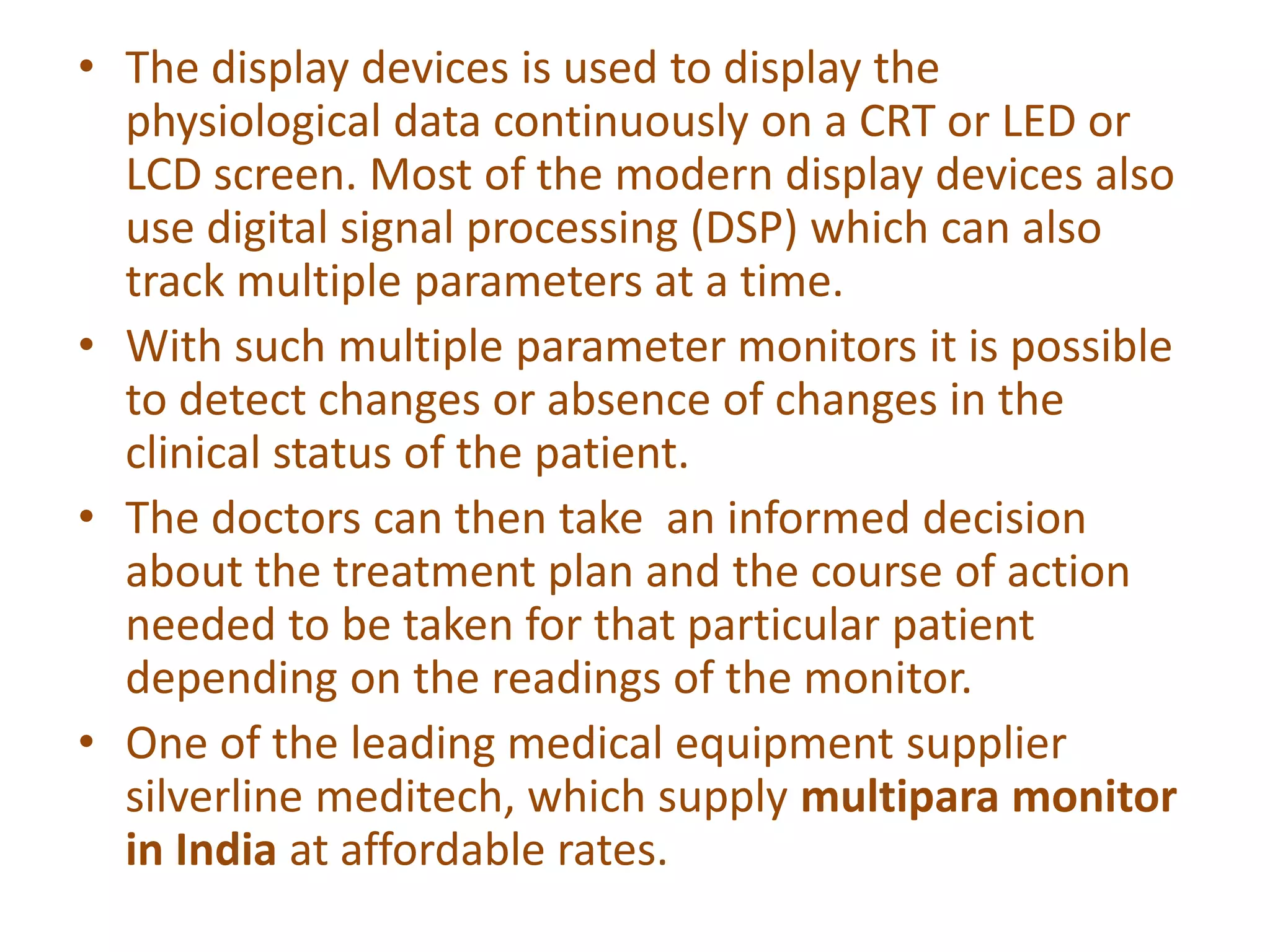 Multipara monitor | PPTX