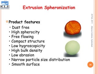 Multiparticulate drug delivery systems | PPT