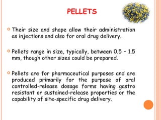 Multiparticulate drugdeliverysystems | PPT