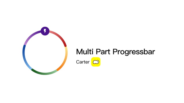 Android custom view: MultiPartProgressbar | PPT