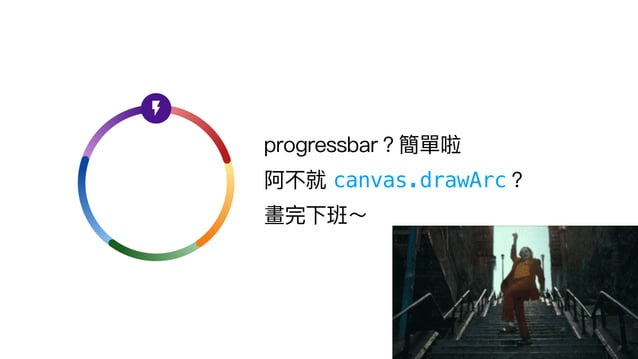 Android custom view: MultiPartProgressbar | PPT