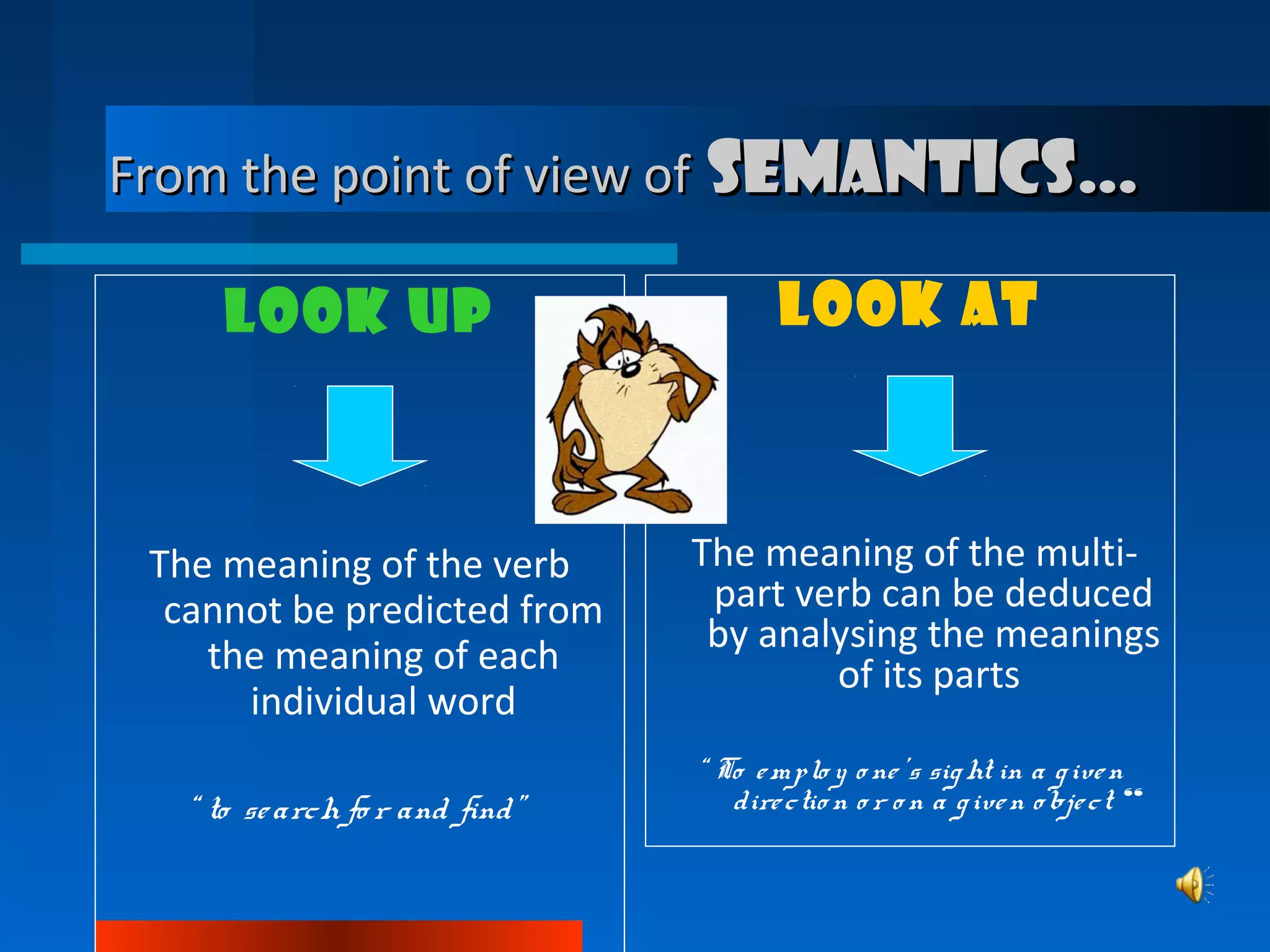 Multipart verbs | PPT