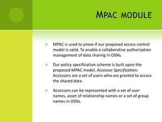 Multiparty Access Control For Online Social Networks : Model and ...