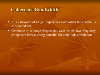 Multipath channels | PPT
