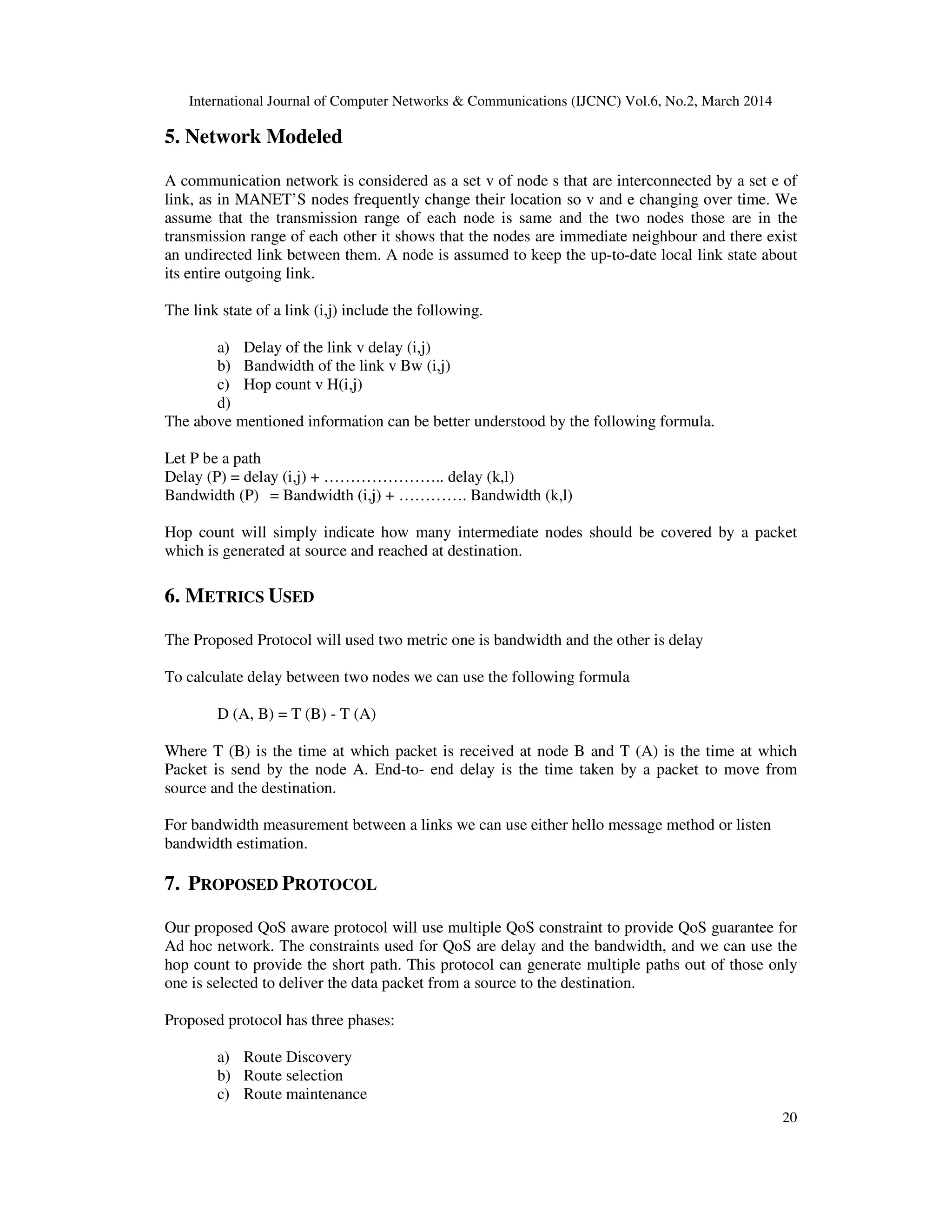 Multipath qos aware routing protocol | PDF Multipath qos aware routing protocol | PDF