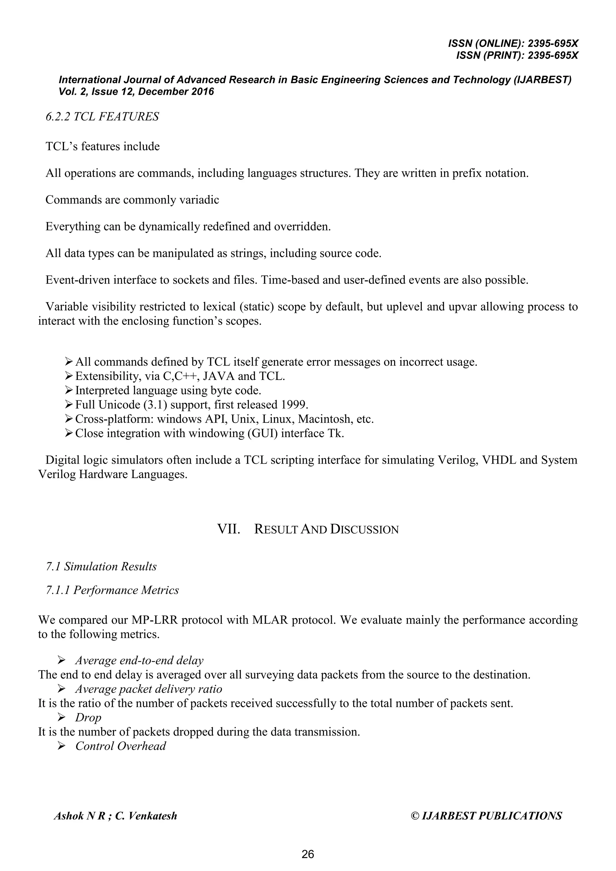 Multipath Routing Protocol For Effective Local Route Recovery Pdf