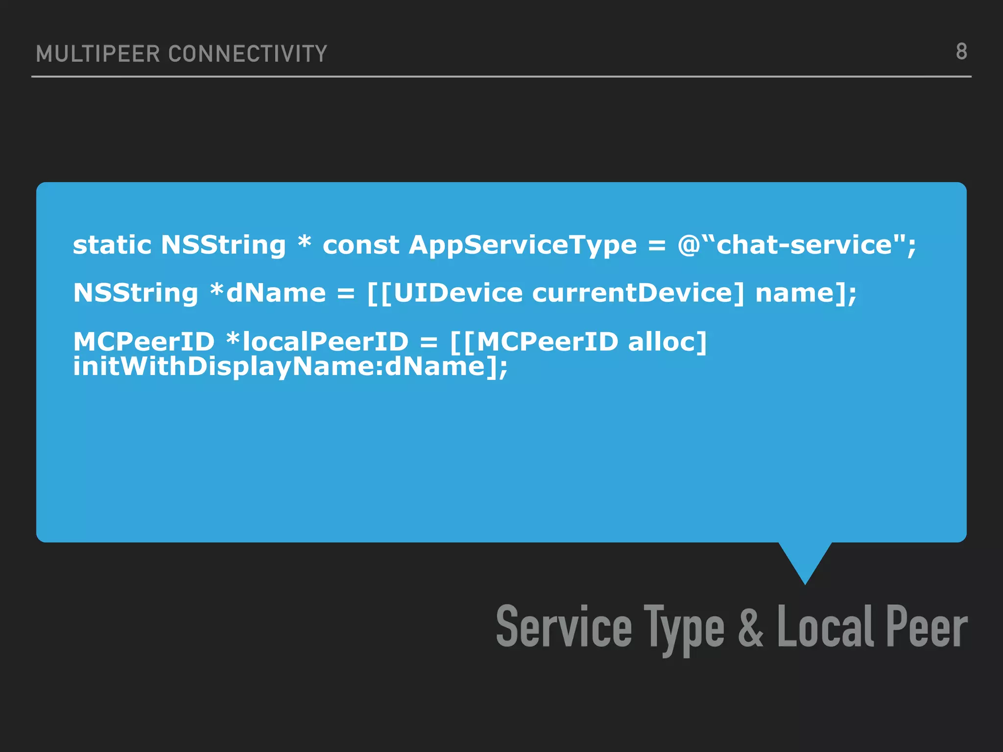 Multipeer Connectivity Framework Ppt