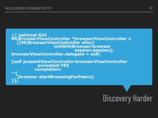 MultiPeer Connectivity Framework | PPT