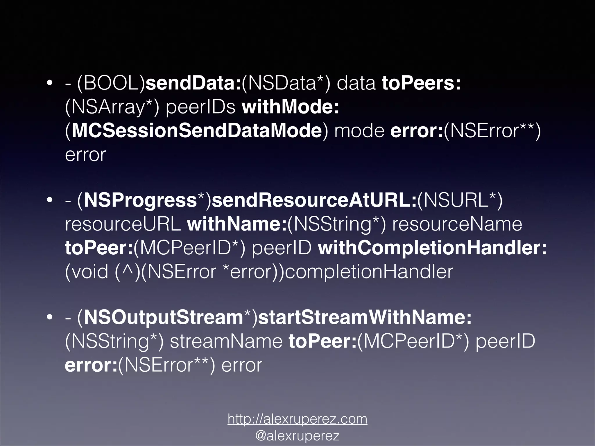Multipeer Connectivity Framework | PPT