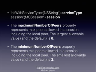 Multipeer Connectivity Framework | PPT