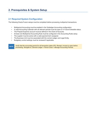 Comprehensive User Manual for Multiperiod Accounting in Oracle Fusion ...