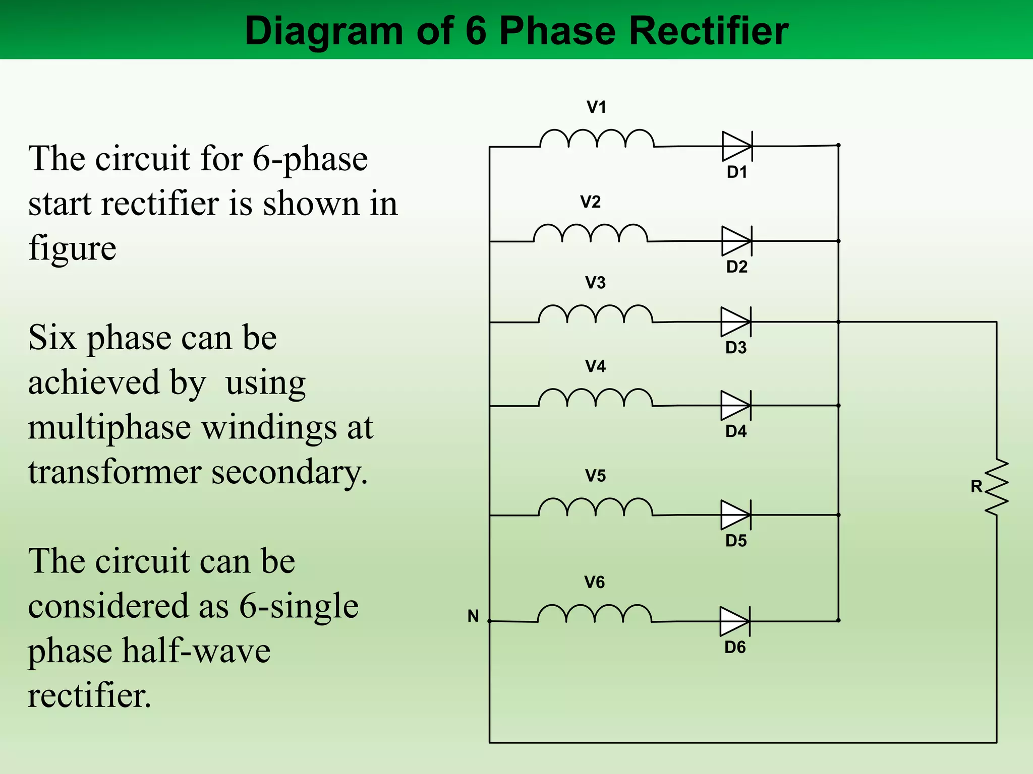 Multi phase Star Rectifier | PPTX