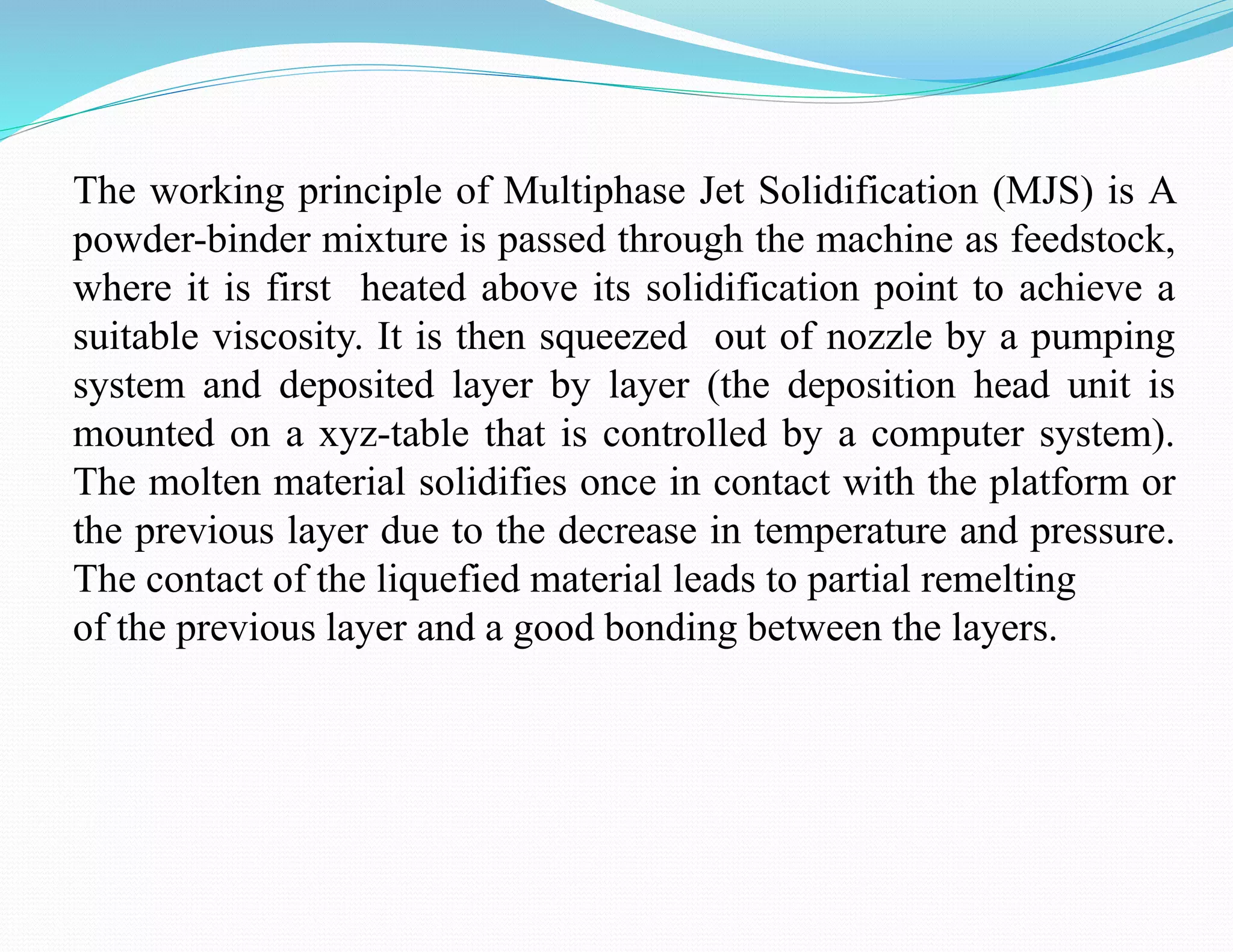 Multiphase jet solidification ravi ranjan pd01 | PPTX
