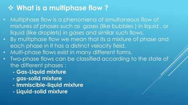 Multiphase model | PPTX | Physics | Science