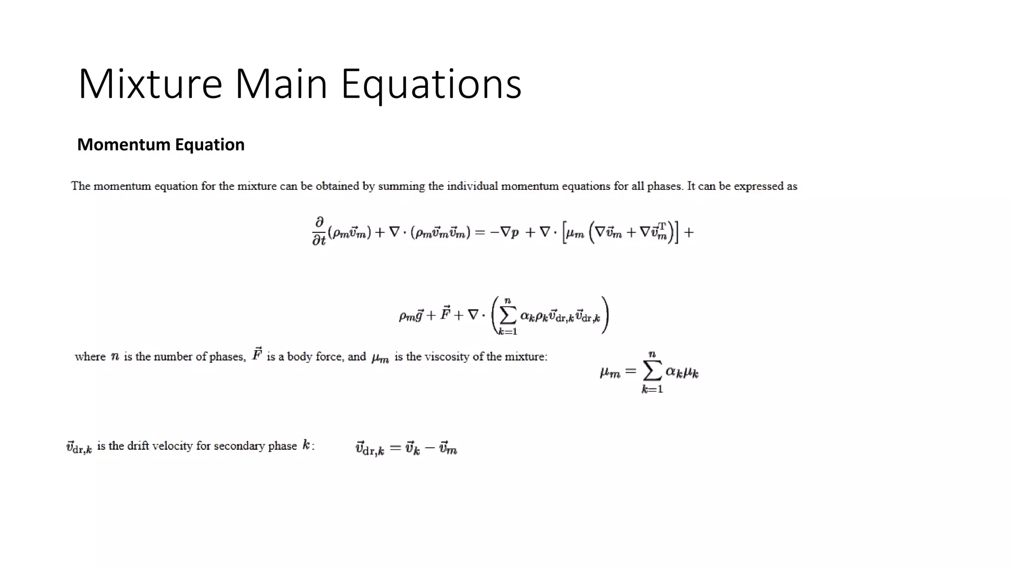Multiphase models | PPTX | Physics | Science