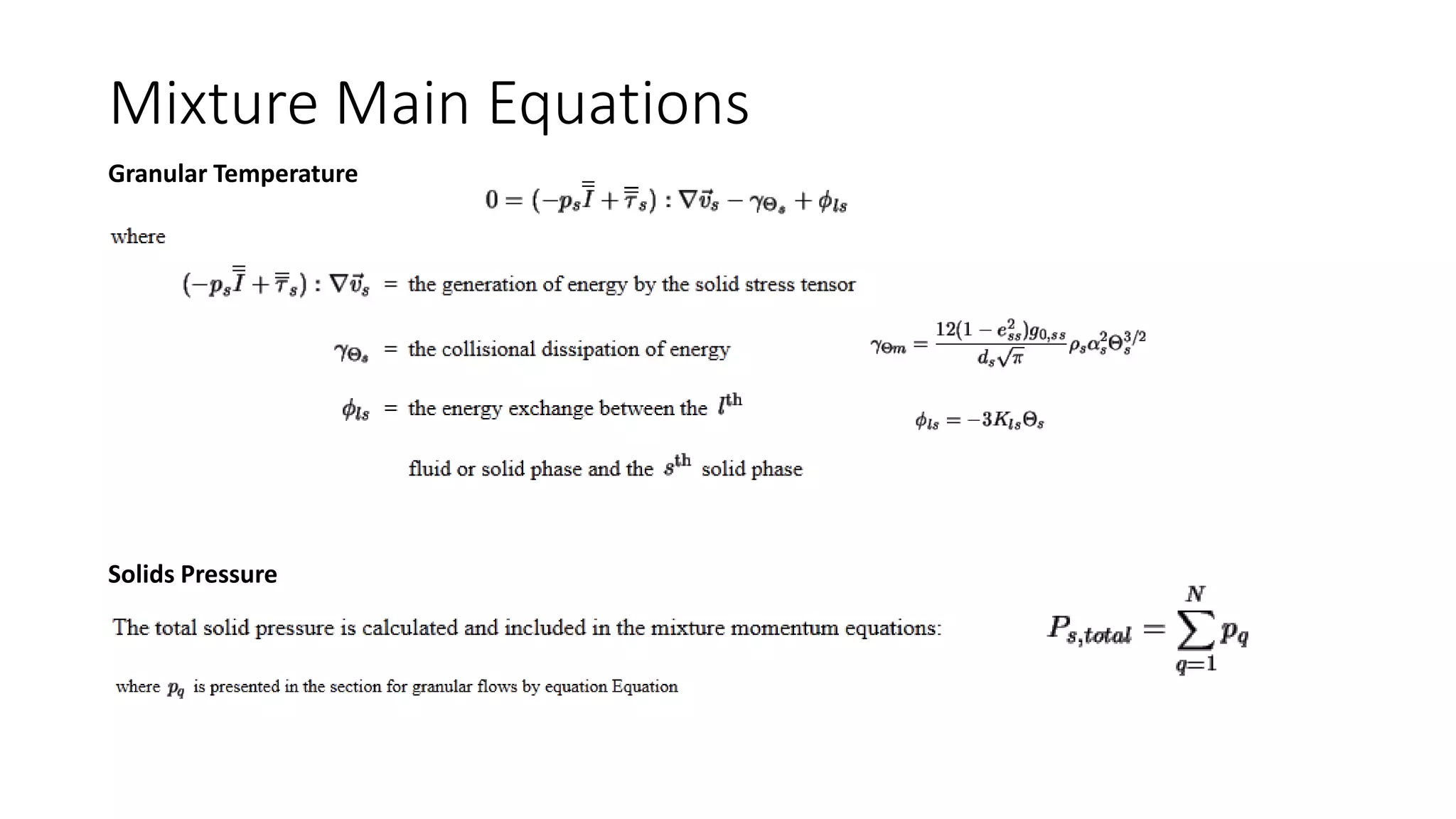 Multiphase models | PPTX | Physics | Science