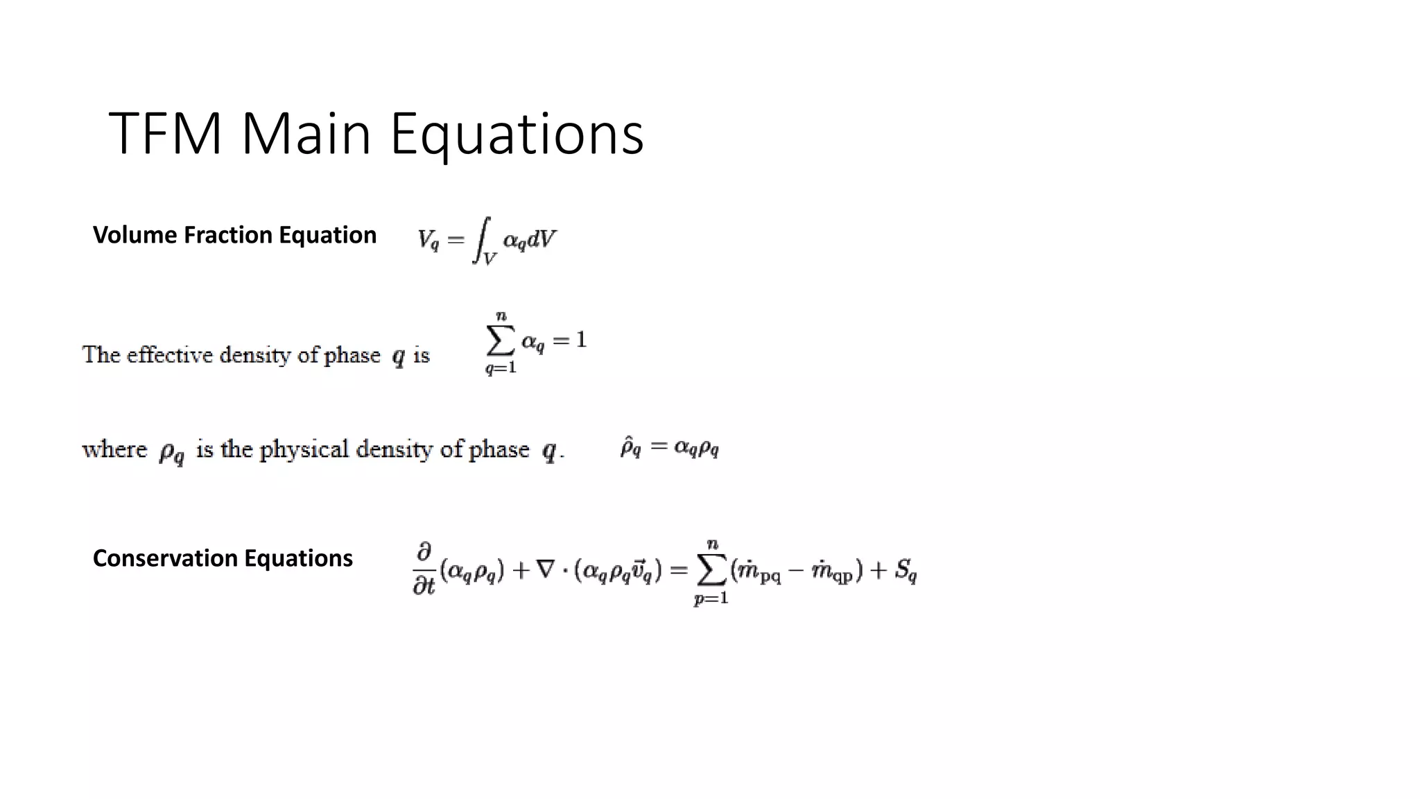 Multiphase models | PPTX | Physics | Science