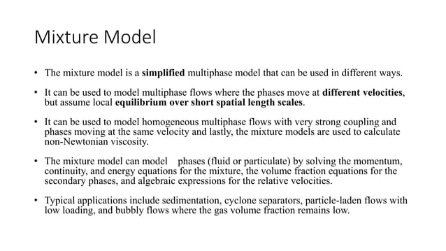 Multiphase models | PPTX | Physics | Science