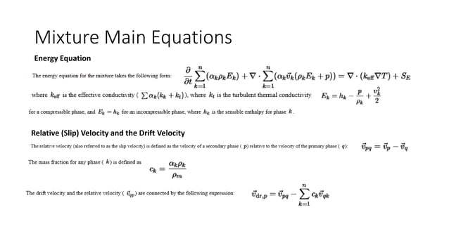 Multiphase models | PPTX | Physics | Science