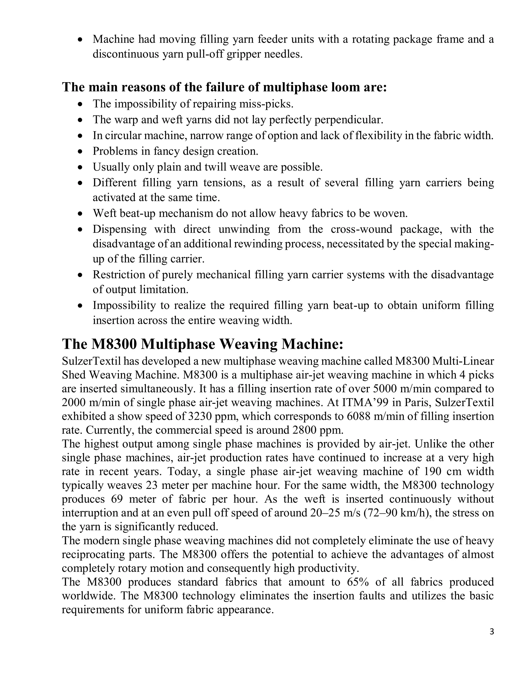 Multiphase weaving | PDF