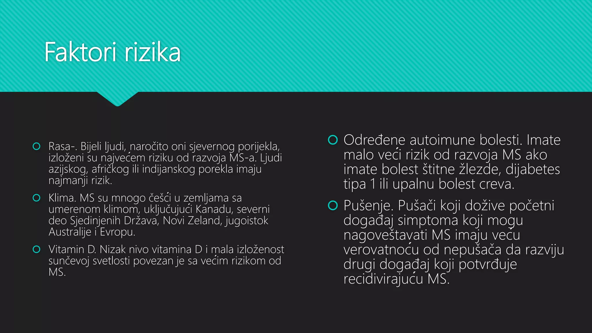 Multipla skleroza | PPTX