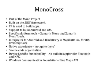 Multiplatform | PPTX | Operating Systems | Computer Software and Applications