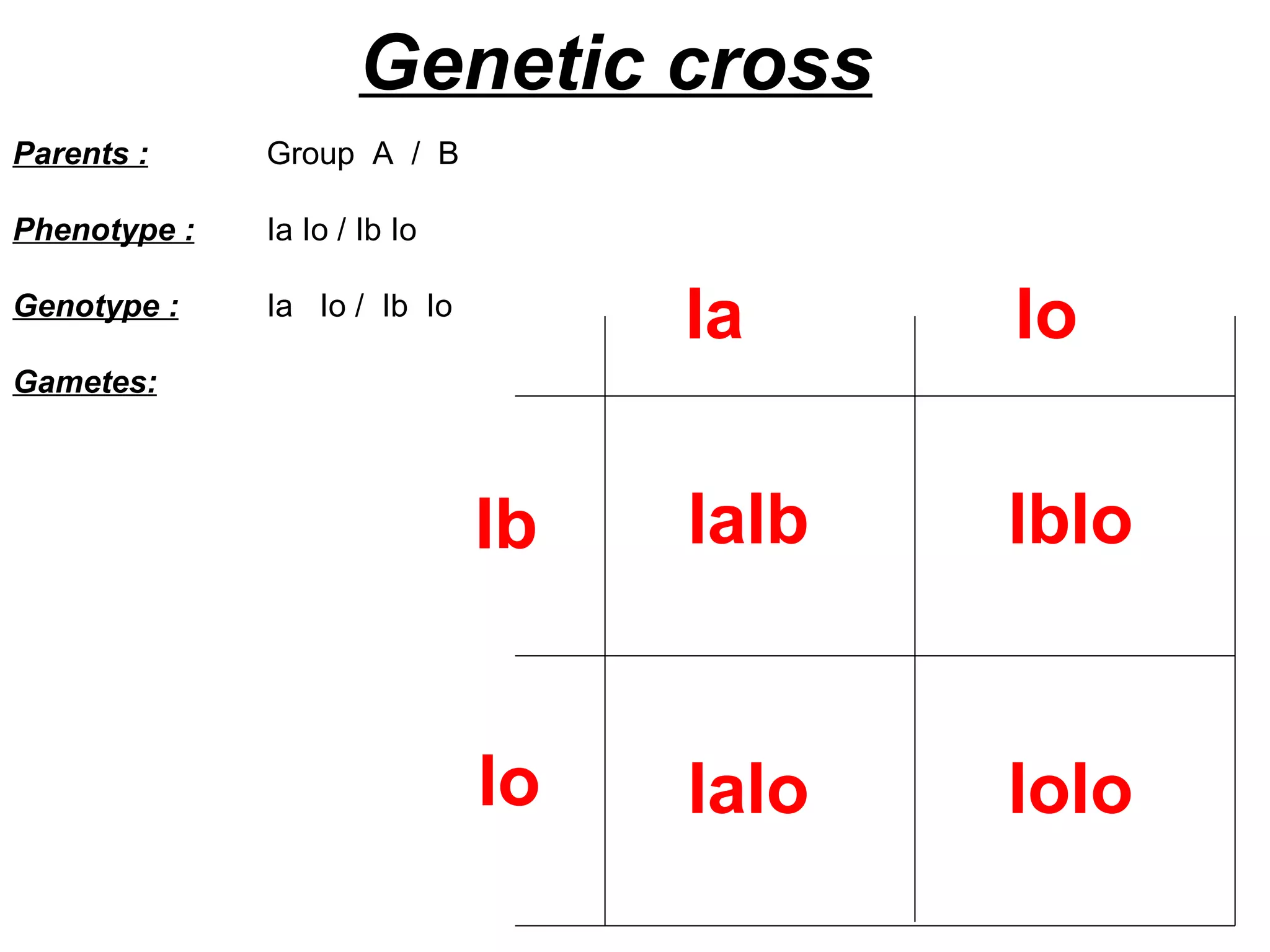Multiple Alleles Lesson 4 | PPT