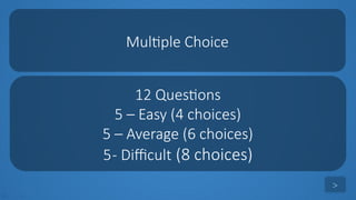 Multiple-Choice-Template powerpoint presentation | PPTX