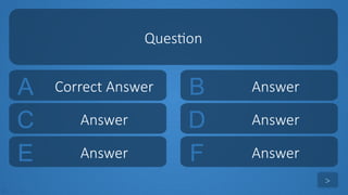 Multiple-Choice-Template powerpoint presentation | PPTX