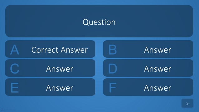 Multiple-choice-template Powerpoint Presentation | Ppt
