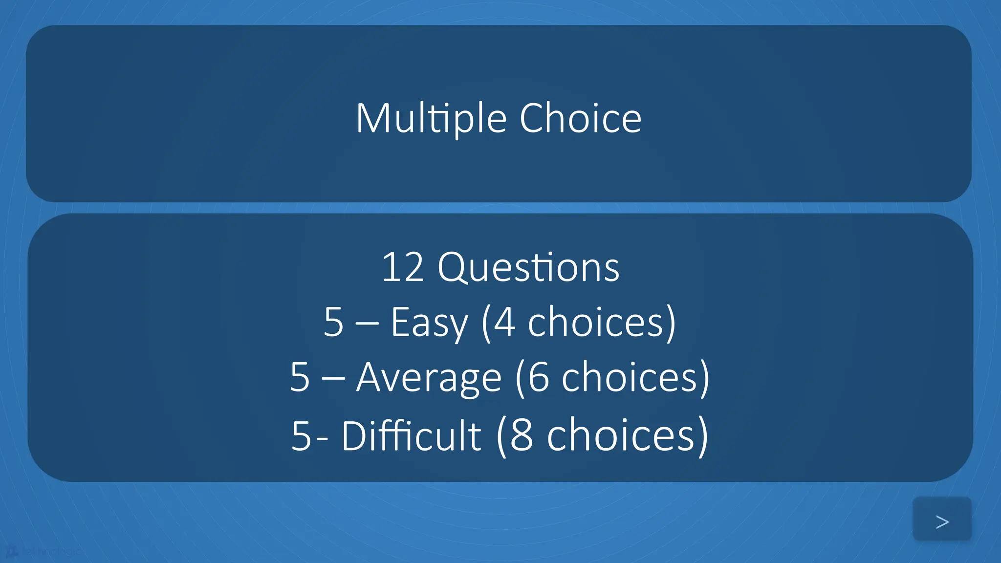 Multiple-Choice-Template (4) powerpoint presentation | PPT