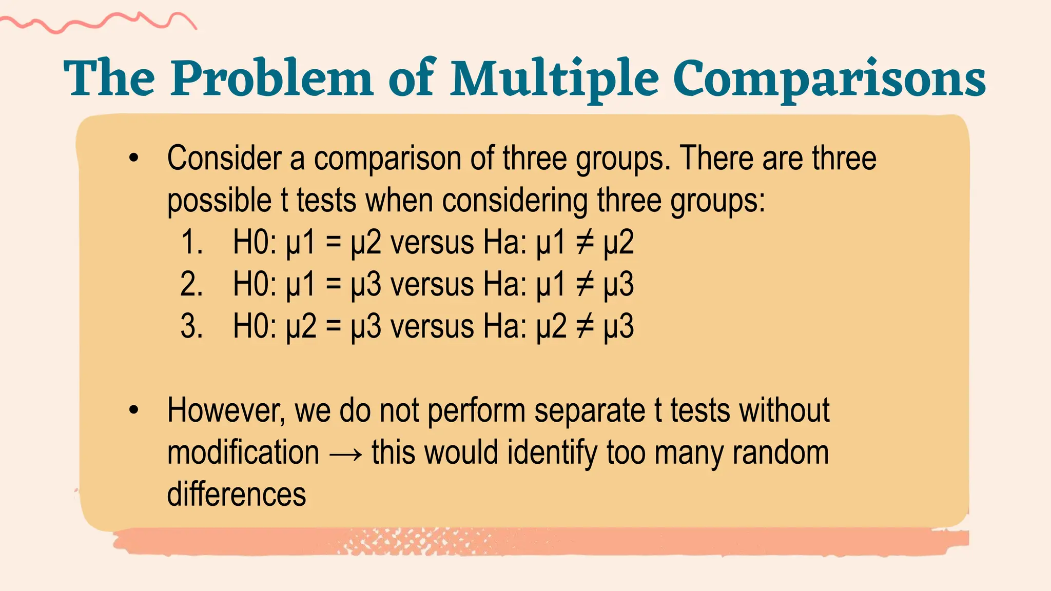 Multiple comparison - Descriptive Statistic | PPTX