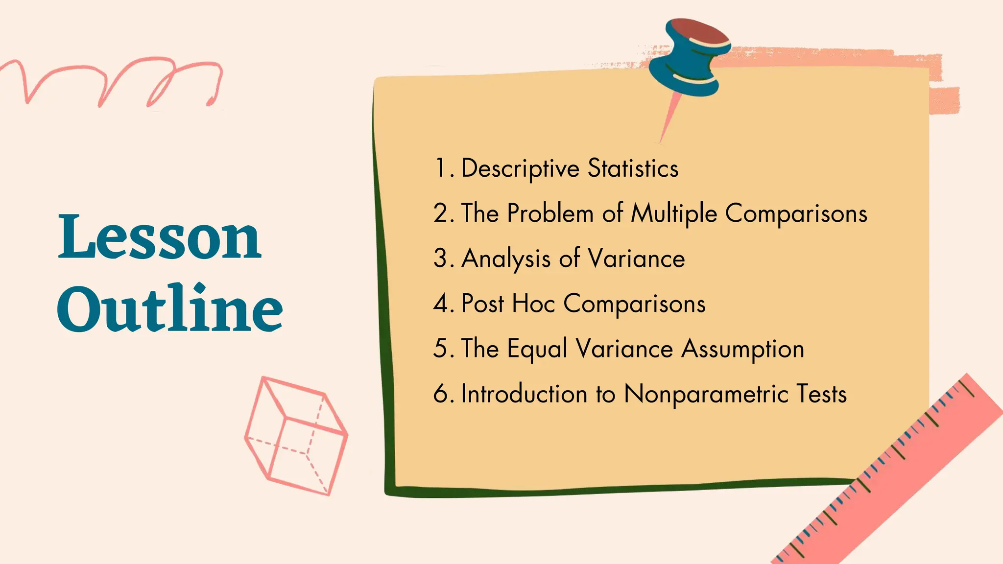 Multiple comparison - Descriptive Statistic | PPTX