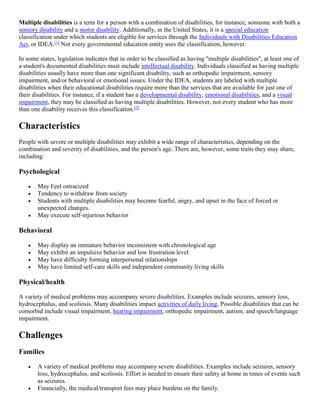 Multiple-Disability.docx | Brain and Nervous System Disorders ...