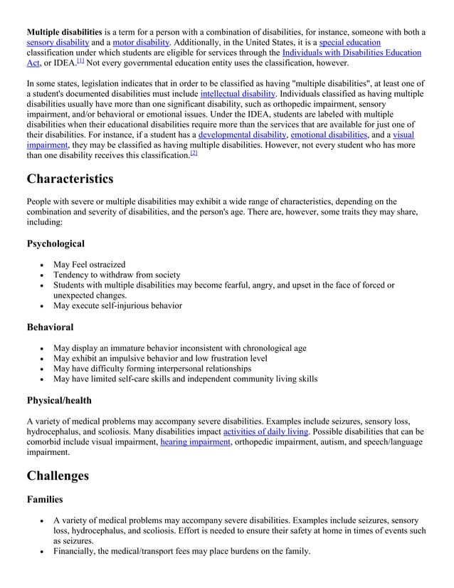 Multiple-Disability.docx | Brain and Nervous System Disorders ...