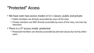 Multiple file programs, inheritance, templates | PPT