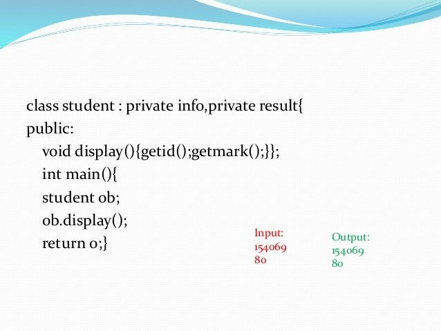 Multiple inheritance in c++