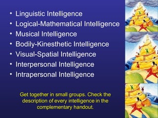 Multiple Intelligences in the Classroom | PPT | Educational Assessment ...