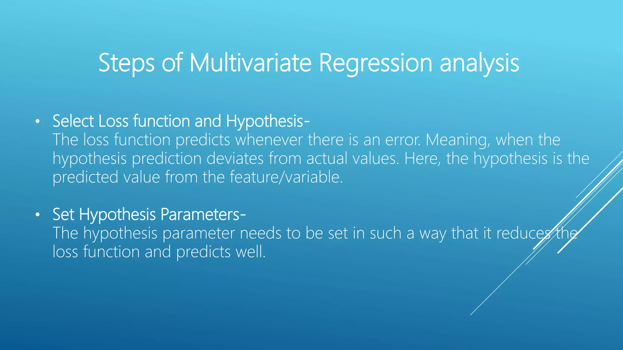 Multiple Linear Regression Model Analysis Pptx